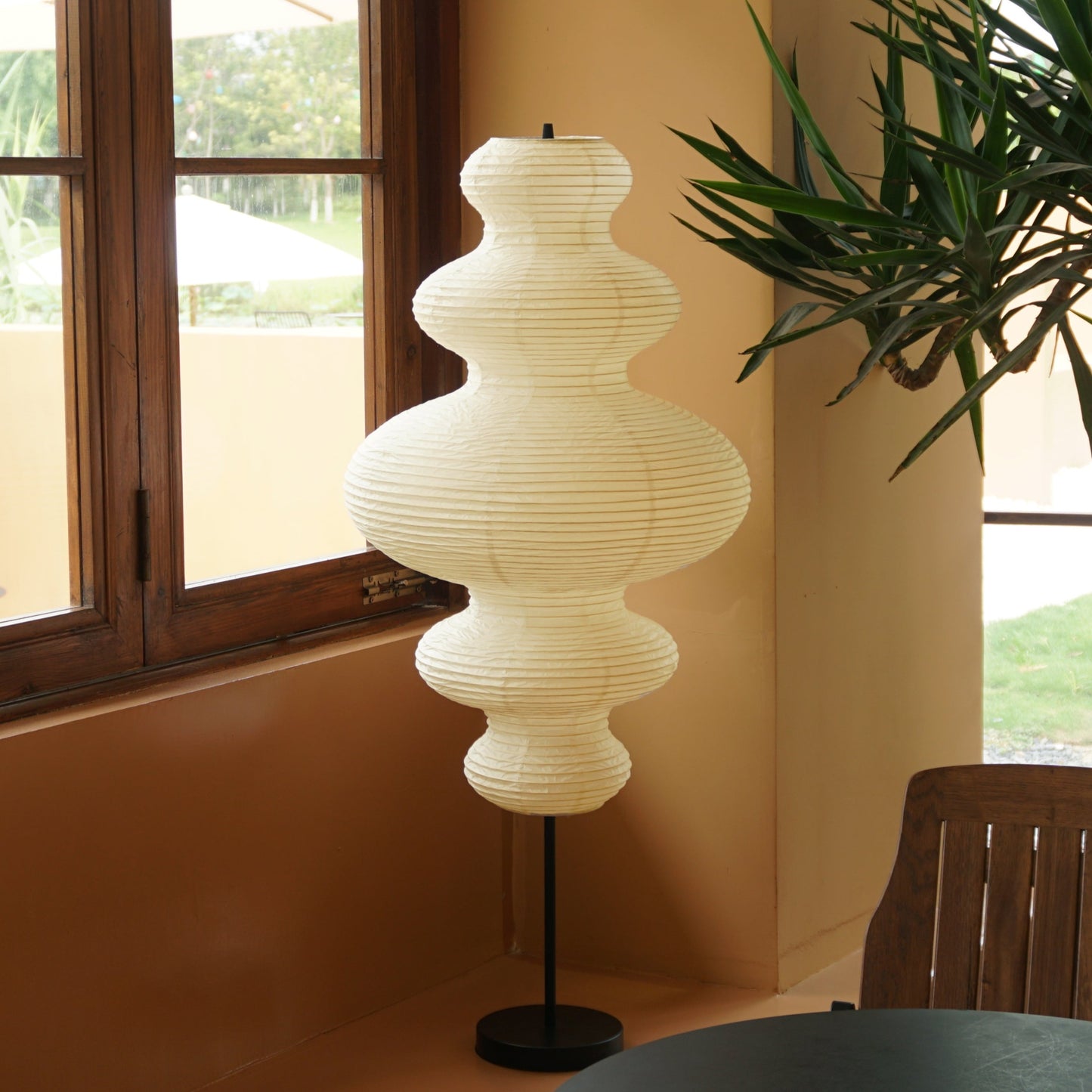 Zephyr Akari Paper Floor Lamp Japanese Style | Unique Noguchi style Japanese Paper Floor Lamp ...