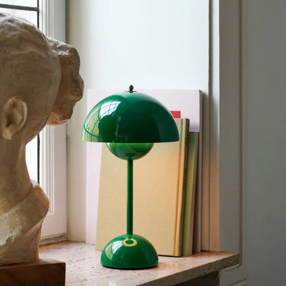 Flowerpot LED Portable Rechargeable Table Lamp &Tradition Metallic ...